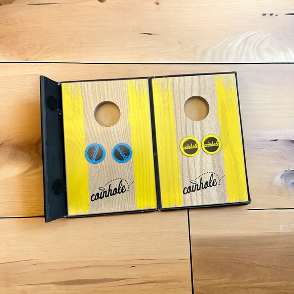 Hasbro | Games | Hasbro Coinhole Tabletop Coin Toss Game Complete No ...